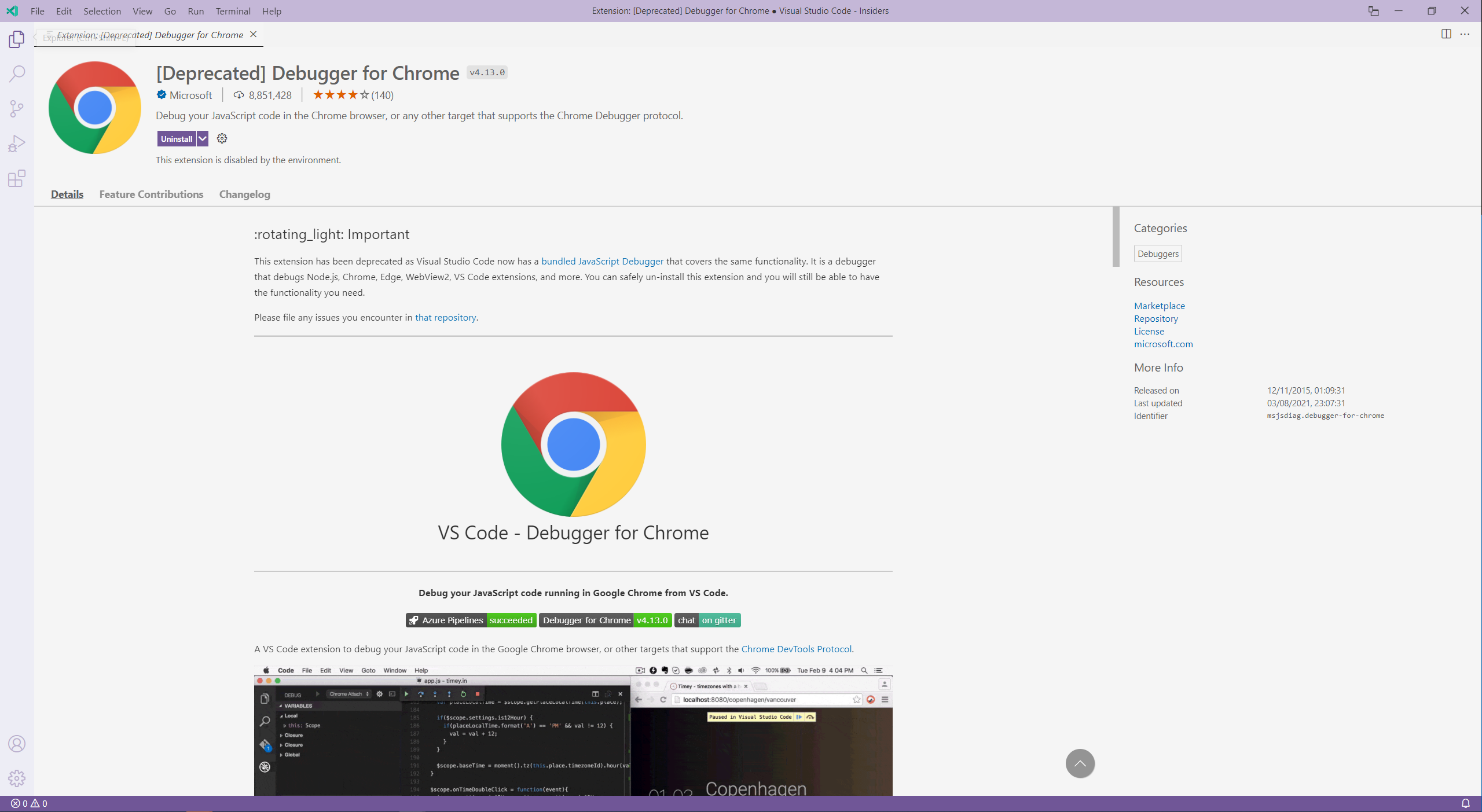 Extension in-app page width · Issue #137770 · microsoft/vscode · GitHub