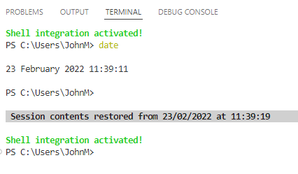 Shell integration: suggestion for message tweak · Issue #143713 ...