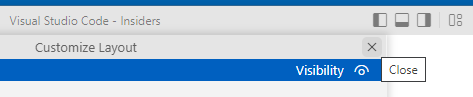 Layout picker looks like a wrongly positioned dialog · Issue #143670 · microsoft/vscode · GitHub