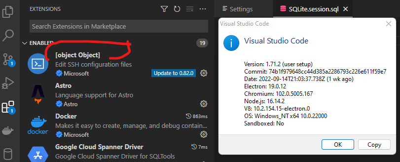 [object Object] extension title · Issue #162091 · microsoft/vscode · GitHub
