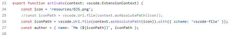 Comments API - How can `author.iconPath` reference a file bundled with the extension? · Issue ...