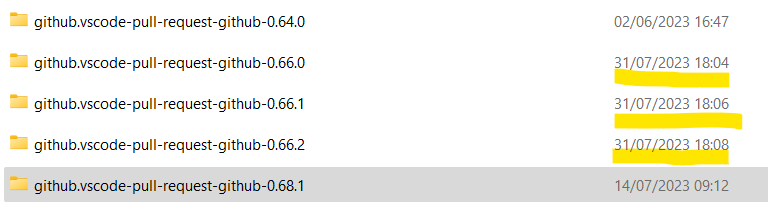 Insiders Is No Longer Removing Obsolete Superseded Extension Folders · Issue 189334