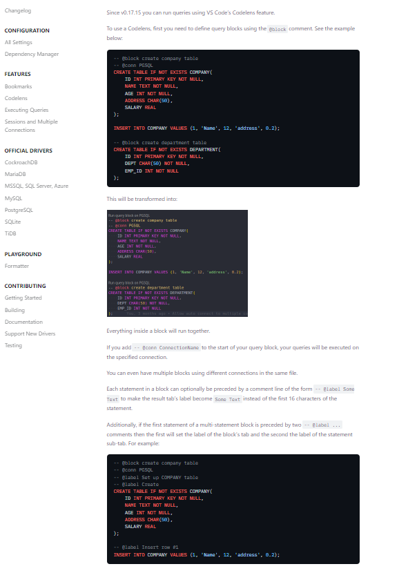 Screenshots · Issue 1208 · Mtxr Vscode Sqltools · Github