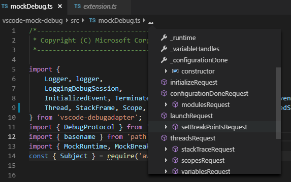 Breadcrumb dropdown uses confusing indentation · Issue #61808 · microsoft/vscode · GitHub