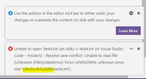 Dirty save Compare option not quite working right for FileSystemProvider-sourced documents ...