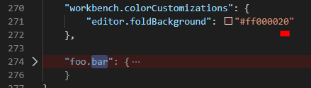 editor.foldBackground affect editor.selectionBackground color · Issue ...