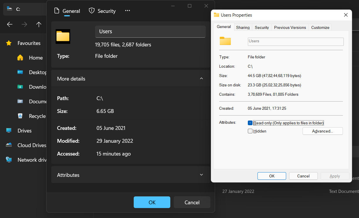 Showing a totally different size of a folder/file · Issue #8937 · files ...