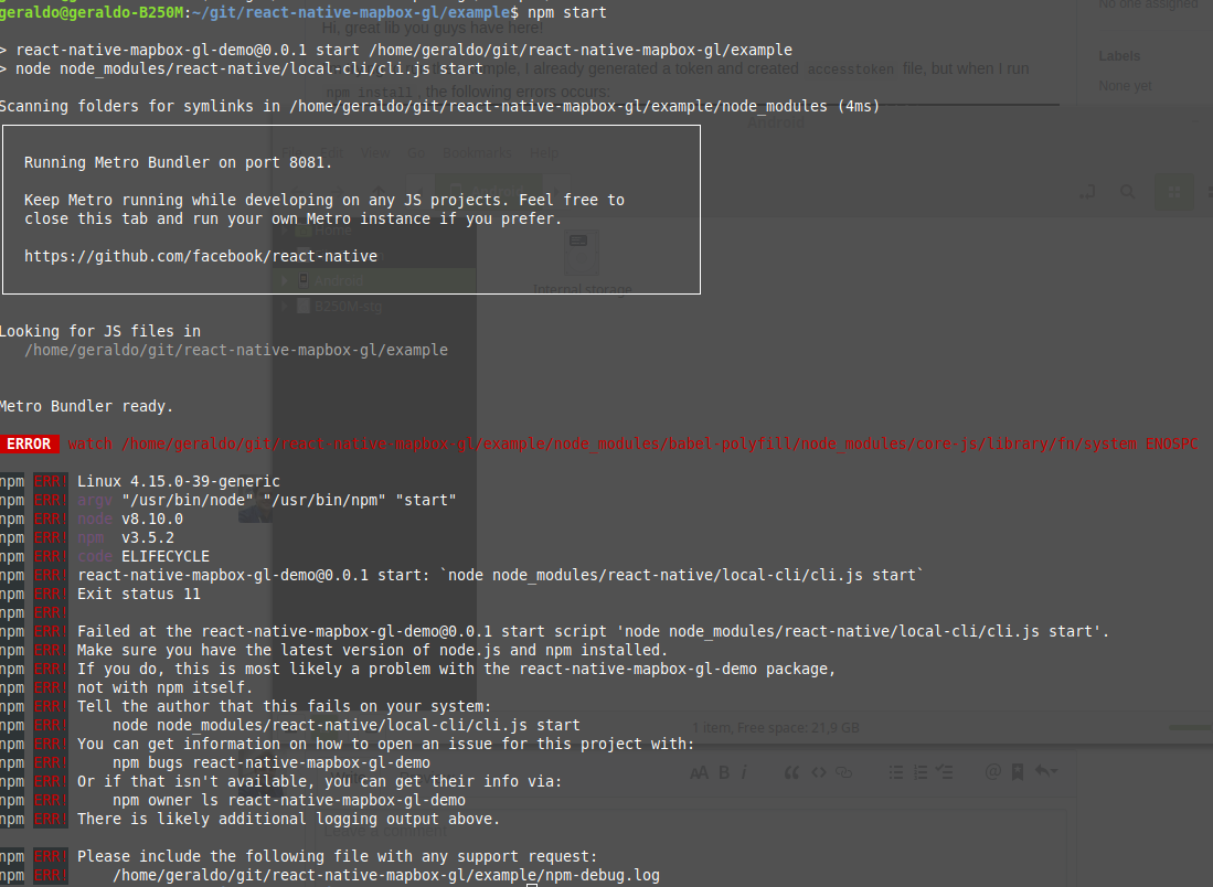 Not able to install example npm dependencies · Issue #1422 · nitaliano ...