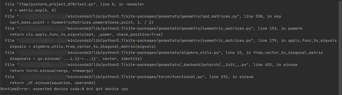 CUDA support for Riemannian exponential with PyTorch backend · Issue #843 · geomstats/geomstats ...