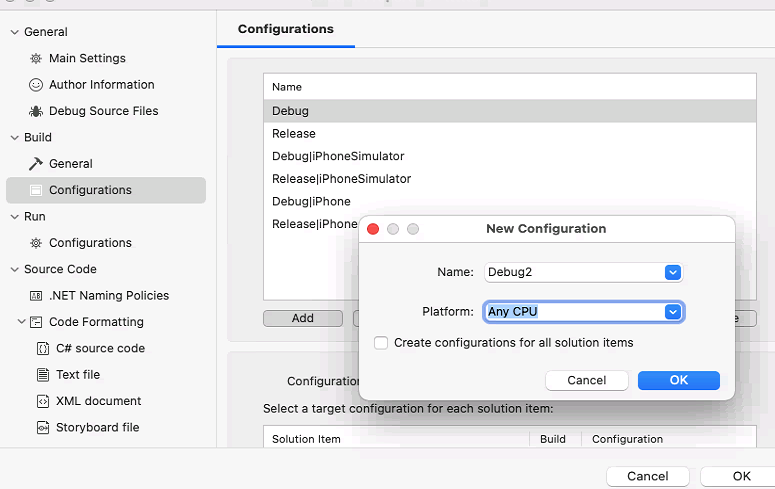 VS for Mac Build Configuration · Issue #16300 · xamarin/xamarin-macios · GitHub