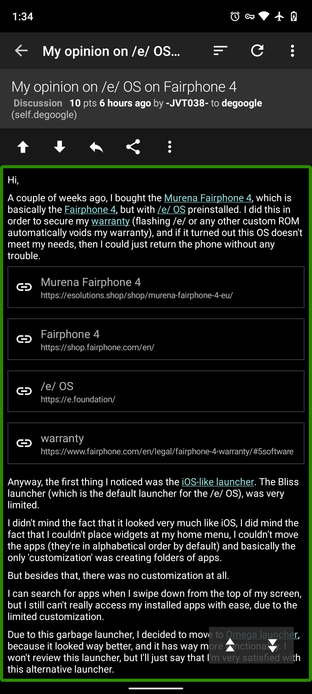 Talkback has issues with long posts · Issue #962 · QuantumBadger/RedReader · GitHub
