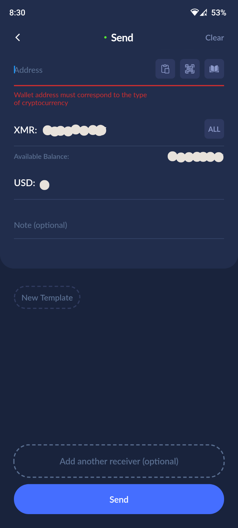 Accessibility: low contrast. · Issue #563 · cake-tech/cake_wallet · GitHub
