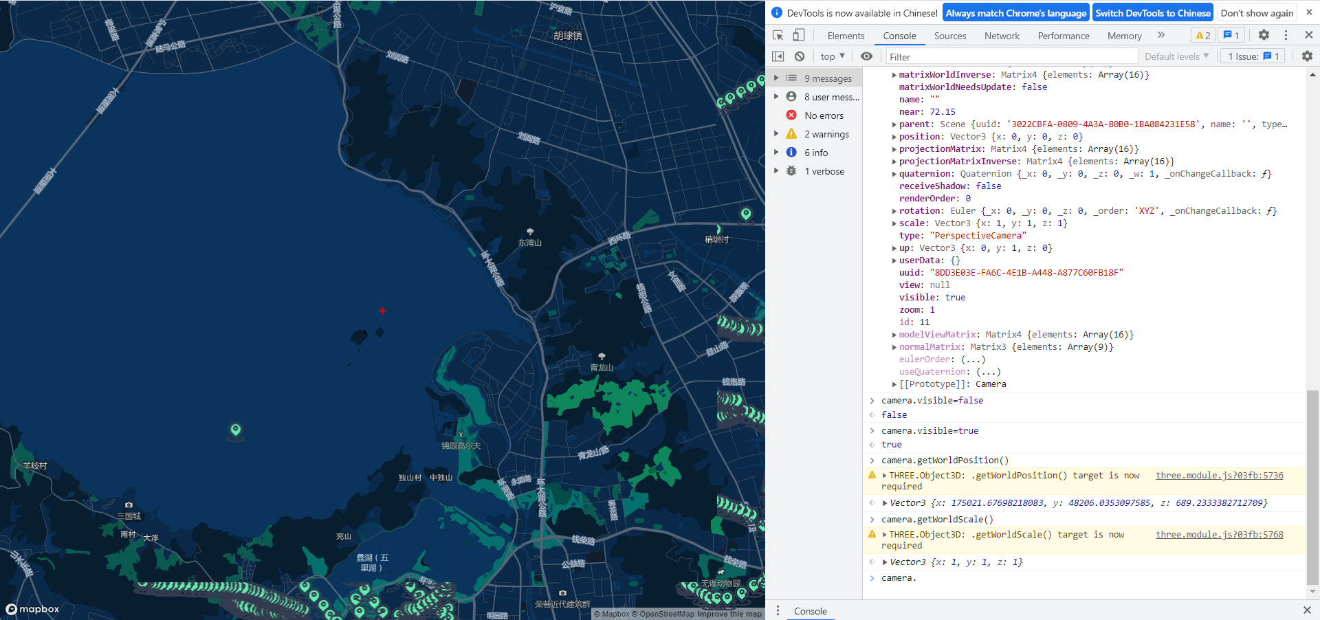 你好，请问关于相机，是否有视口改变事件，镜头一动就触发的 · Issue #406 · maptalks/maptalks.three · GitHub