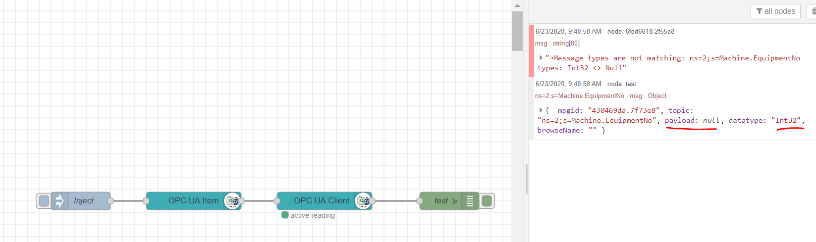 No Data in node red · Issue #167 · mikakaraila/node-red-contrib-opcua · GitHub