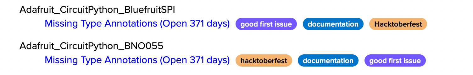 Hacktoberfest appears twice in Issues sort dropdown · Issue #1060 · adafruit/circuitpython-org ...