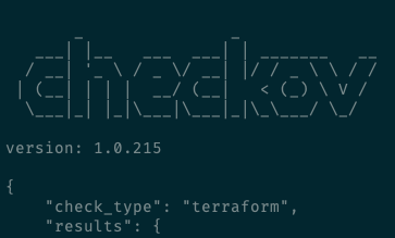 json/junitxml output adds branding · Issue #187 · bridgecrewio/checkov · GitHub