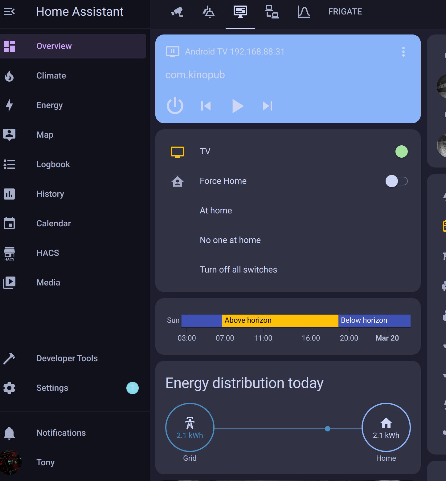 Poor Contrast When Text Is With Sky Background · Issue 6 · Catppuccinhome Assistant 