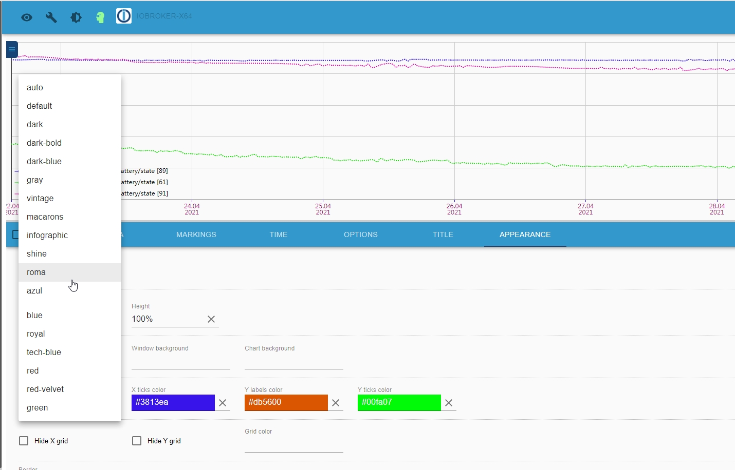 Echarts 0.4.14 - theme not assign.. · Issue #41 · ioBroker/ioBroker.echarts · GitHub