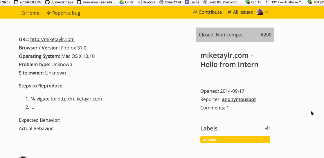 Issue Page Flash Of Unstyled Content · Issue 2134 · Webcompat · Github 