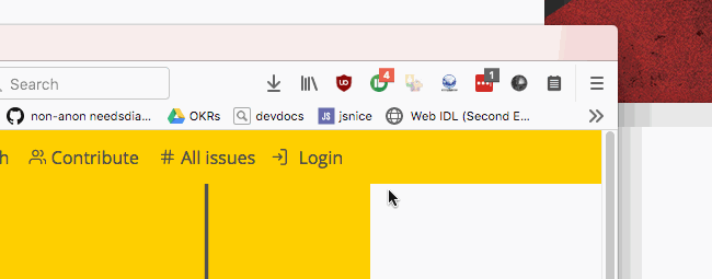 Top navbar jump when logging in / out · Issue #2248 · webcompat ...
