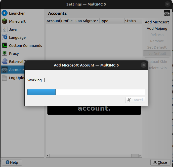 Microsoft Cant Sign In · Issue #4859 · MultiMC/Launcher · GitHub