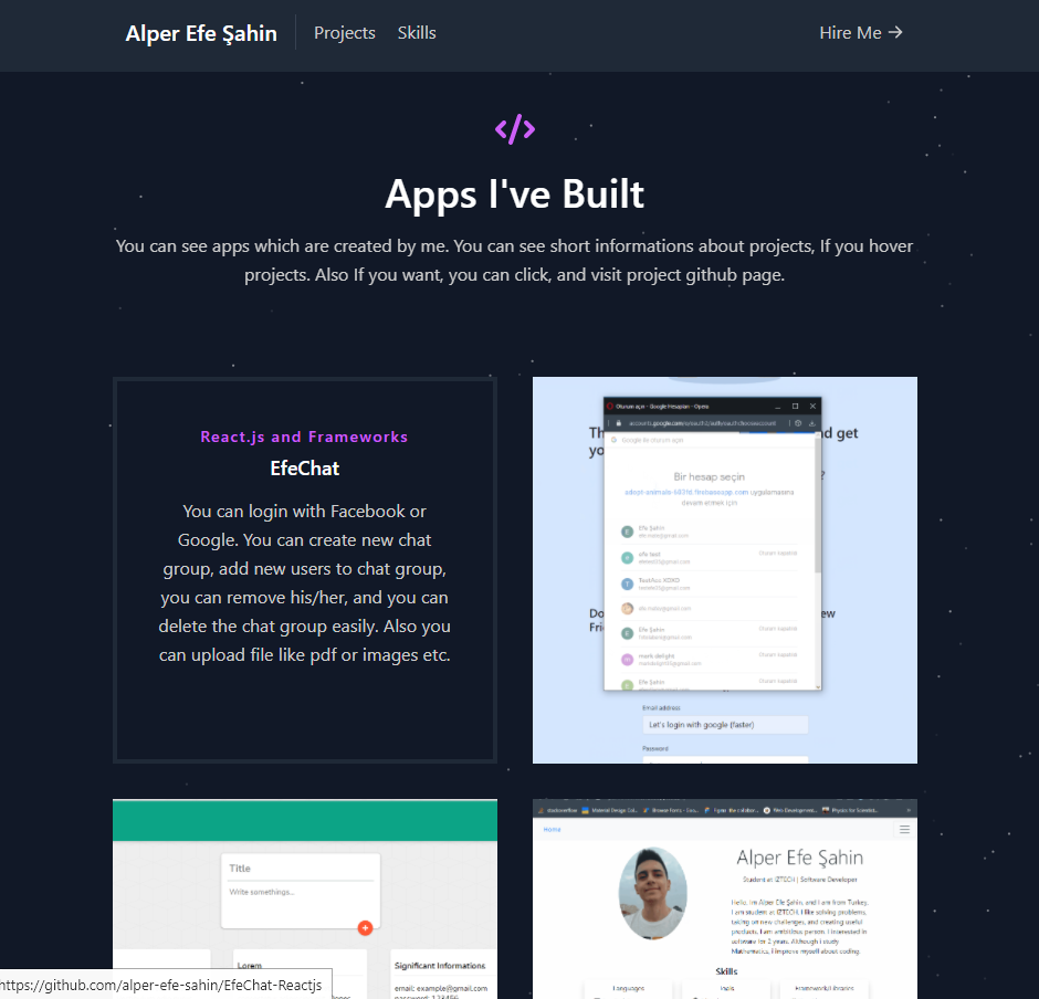 portfolio-v2 | Devpost