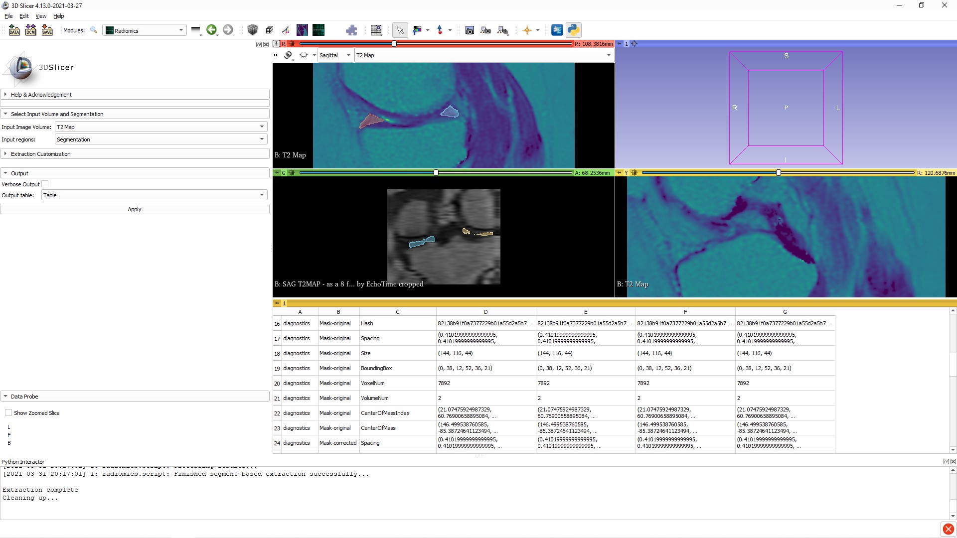 3D Slicer computation error[BUG] · Issue #688 · AIM-Harvard/pyradiomics · GitHub