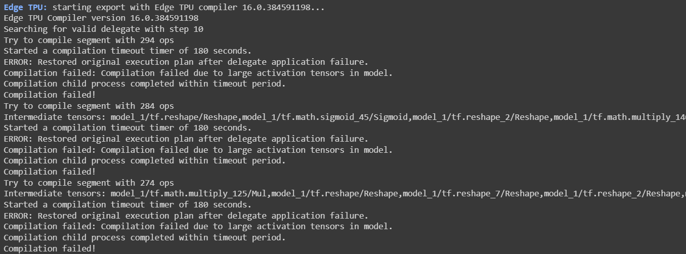 Problem exporting yolov8n segmentation model to edgetpu · Issue #1313 · ultralytics/ultralytics ...