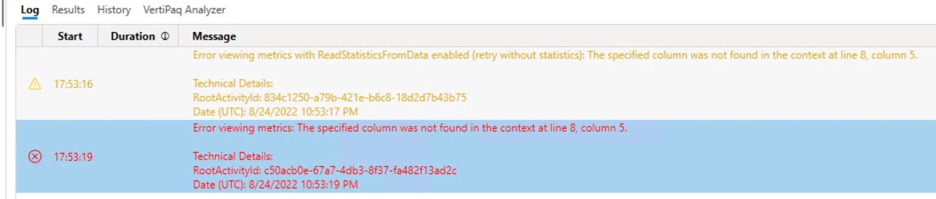 Error viewing metrics from AAS model · Issue #892 · DaxStudio/DaxStudio ...