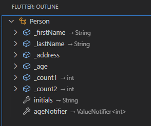 Group setter/getter with the field in Flutter:Outline · Issue #3706 · Dart-Code/Dart-Code · GitHub