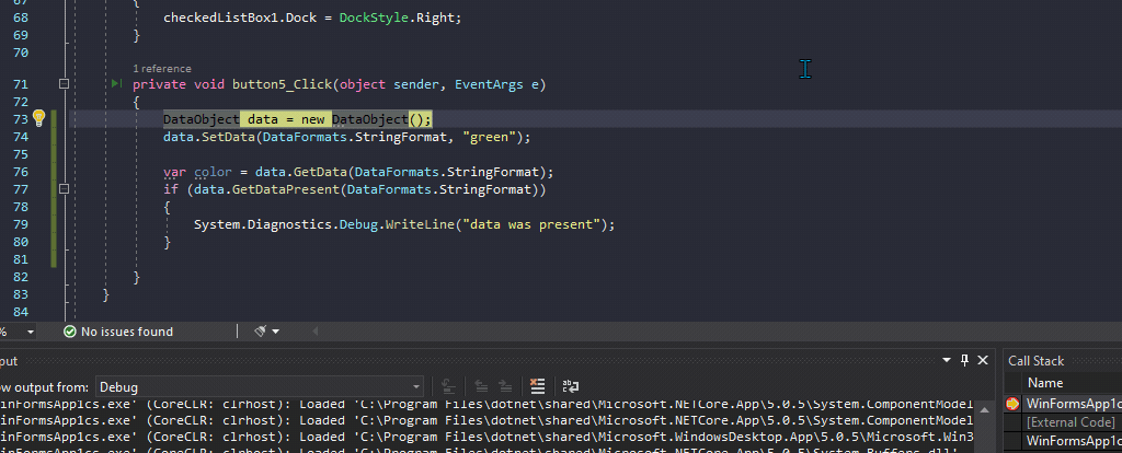 drag & drop: e.Data.GetDataPresent(DataFormats.StringFormat) does not return True while it ...