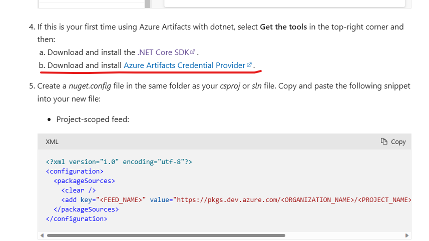 Usage With A Private Feed Lacking Any Information On How To Get This To Work · Issue 33054