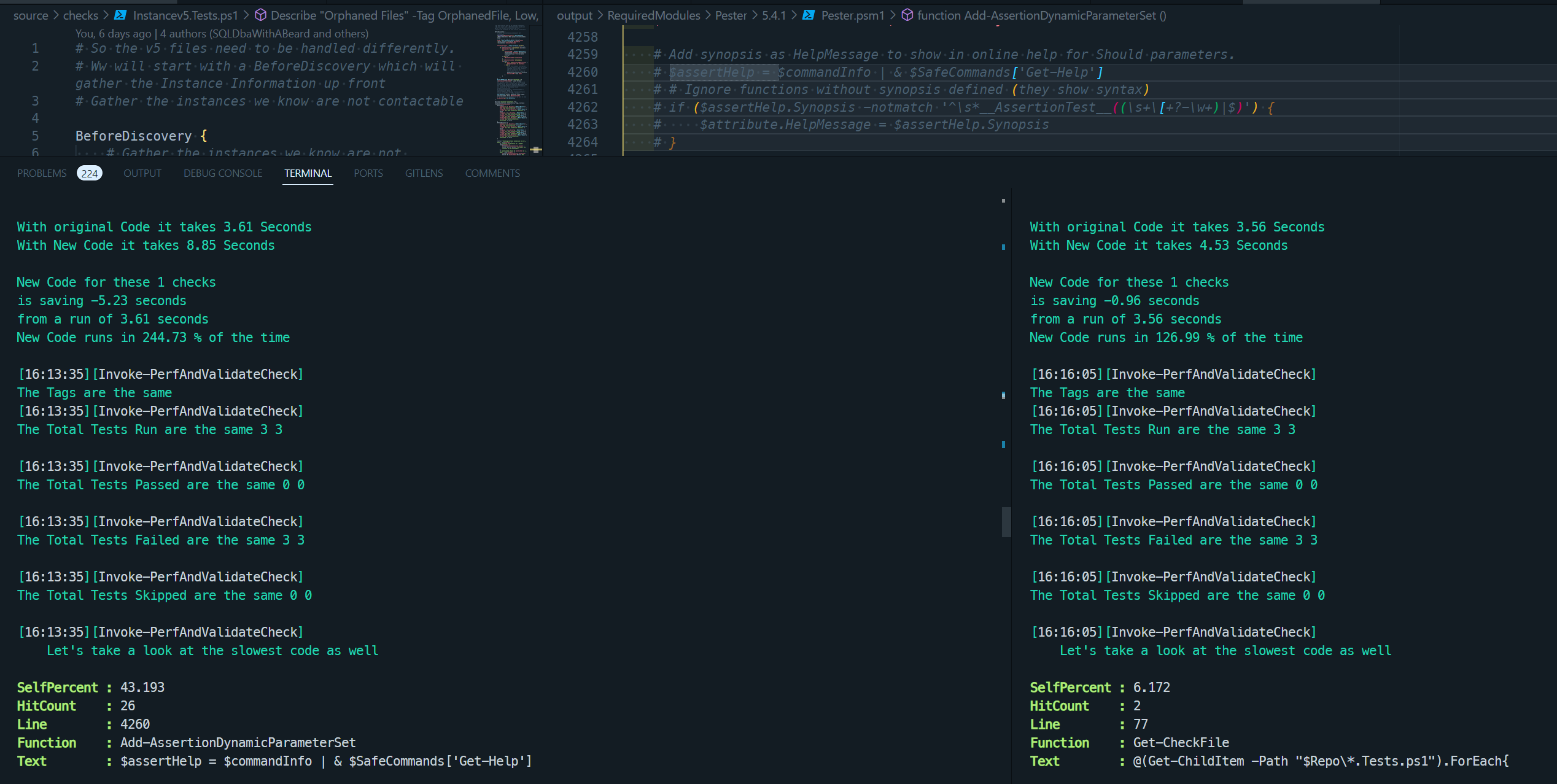 Another Performance report between v4 and v5 :-) · Issue #2335 · pester/Pester · GitHub