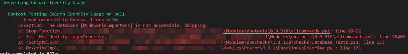 Identity Usage check fails on AG secondary · Issue #429 · dataplat/dbachecks · GitHub