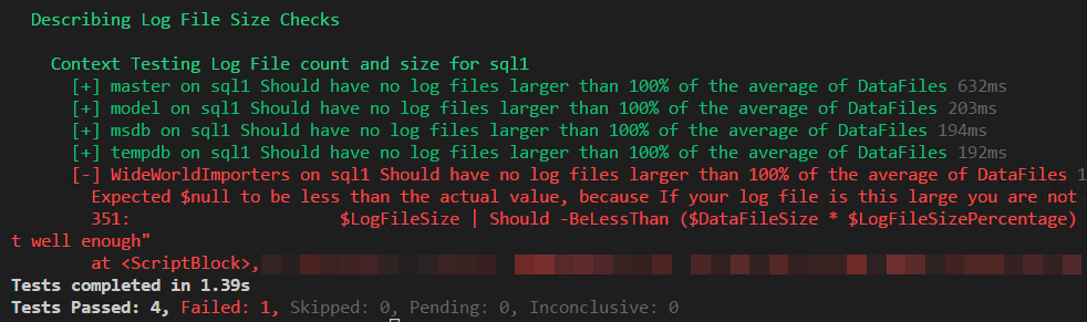 Log File Size Checks Fail On Ag Secondary · Issue 432 · Dataplat Dbachecks · Github