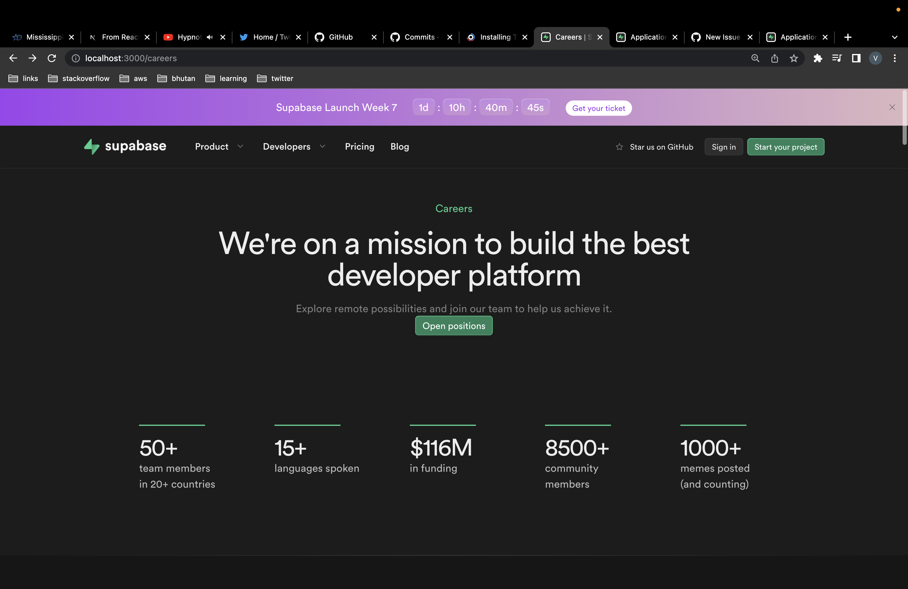 Carrier Page is broken · Issue #13543 · supabase/supabase · GitHub
