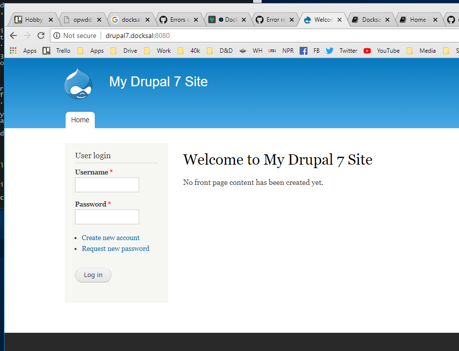 Error response from daemon: driver failed programming external connectivity on endpoint docksal ...