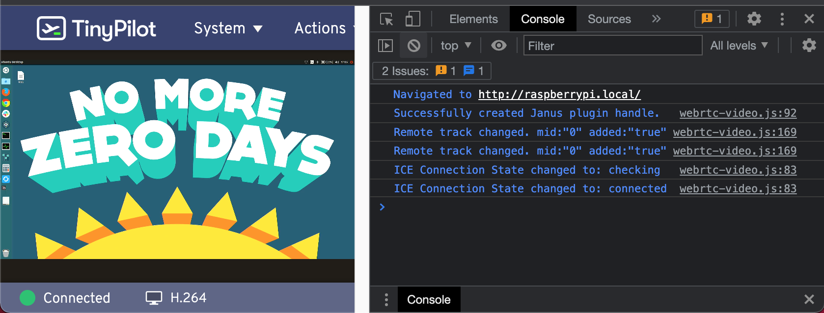 H264 video streaming setting doesn't work for HDMI to USB dongle · Issue #1211 · tiny-pilot ...