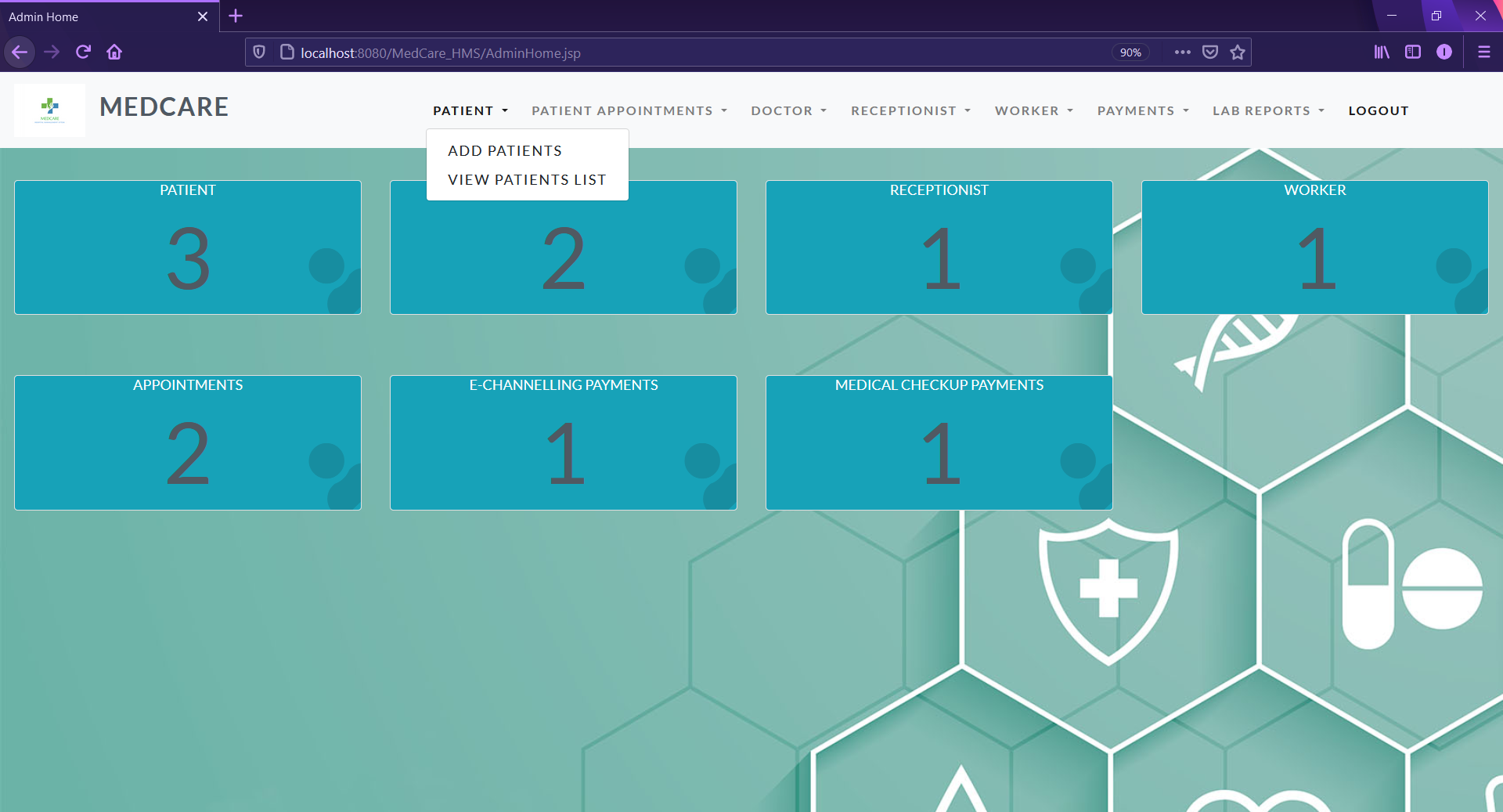 GitHub - Isuruperera18/MedCare-HMS-J2EE: University 2nd Year J2EE Project