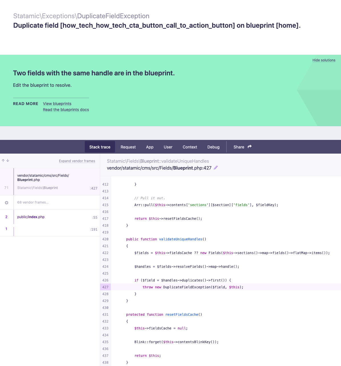 Updating To 3 0 28 Causes Duplicate Field Errors · Issue 2869 · Statamic Cms · Github