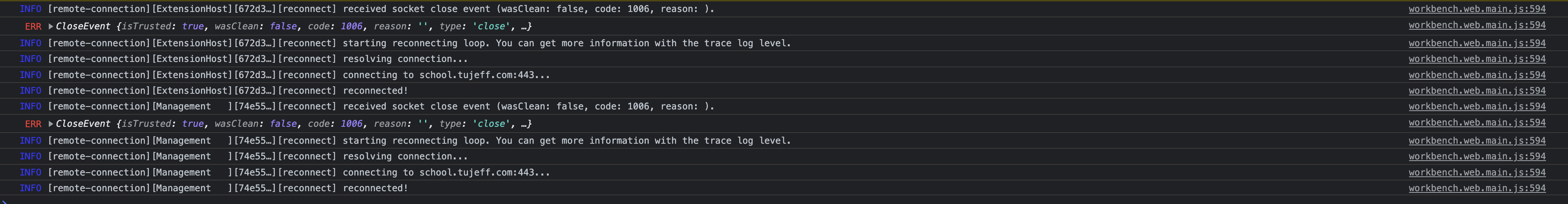 Reloading Constantly · Issue 350 · Gitpod Ioopenvscode Server · Github 2354