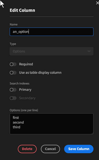 Automation Create Row And Update Row Input Dialog Should Follow Define Actions Design