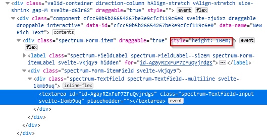 Control Rich Text Field (textarea field) height · Issue #3375 ...