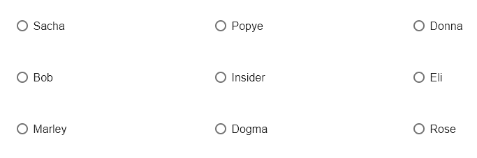 Radio input fields should have a horizontal alignment option · Issue ...