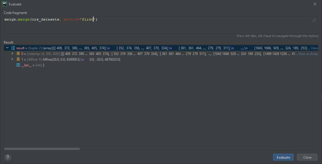 Merge with `min` and `max` methods results in empty arrays · Issue #2135 · rasterio/rasterio ...