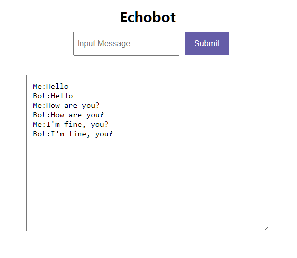 GitHub - evintore/reactjs-echobot: Basic ecobot coded with ReactJS.