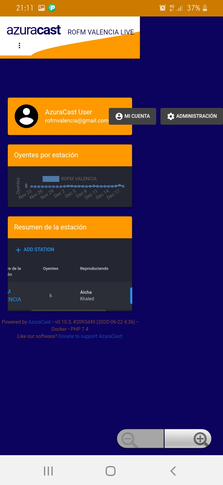 Hy there · Issue #3578 · AzuraCast/AzuraCast · GitHub