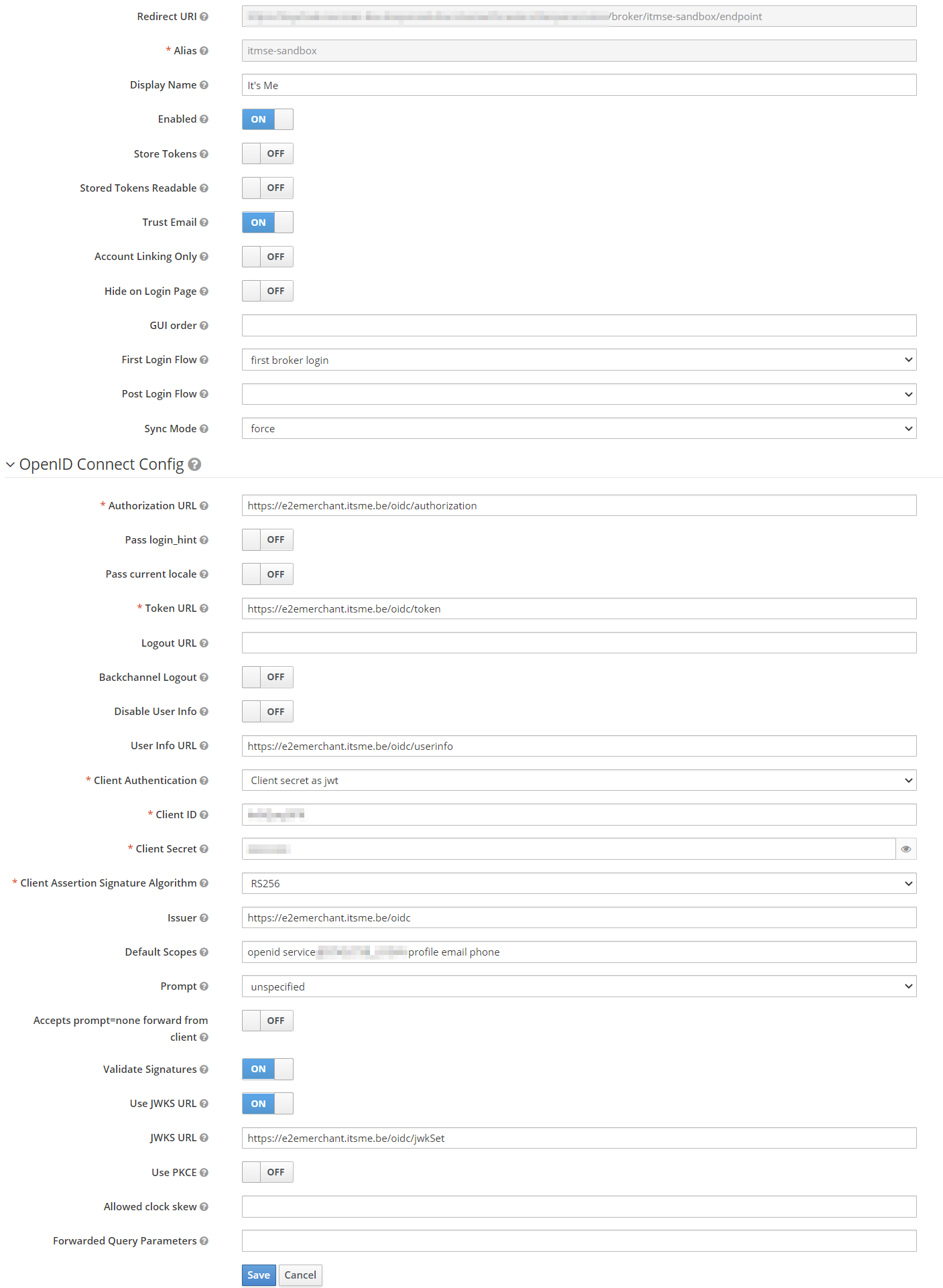 Algorithm SHA256withRSA not available when trying to setup identity provider · keycloak keycloak ...