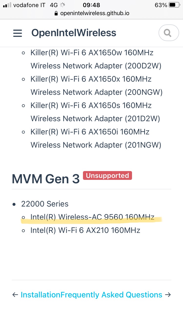 Fix Supported Devices and general issues · Issue #670 · OpenIntelWireless/itlwm · GitHub