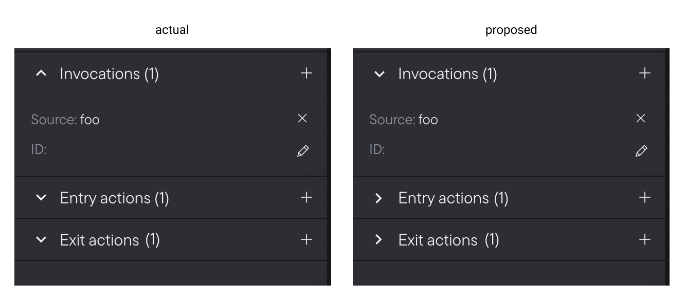 state of inspector drawers can be confusing · Issue #68 · statelyai/studio-issues · GitHub